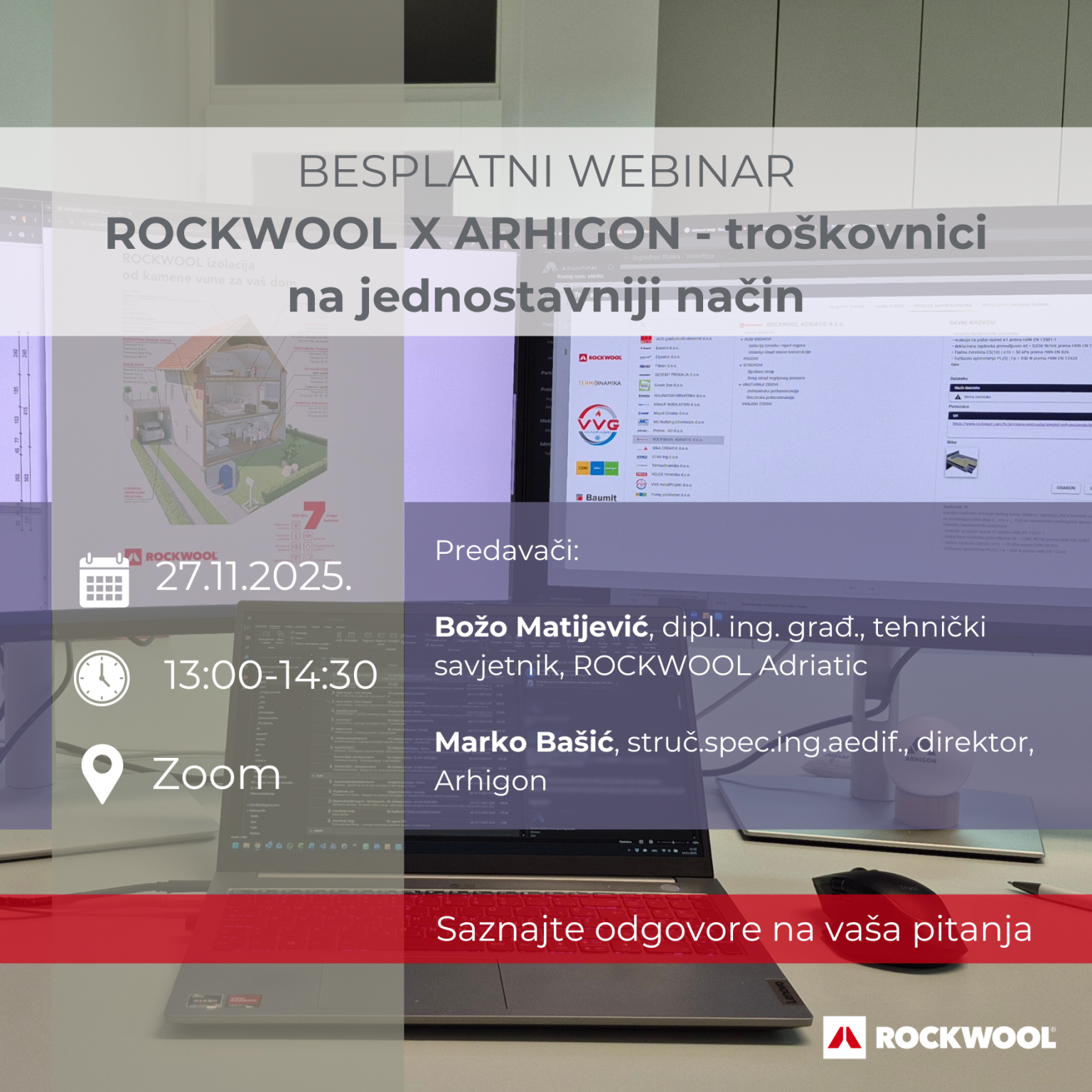 Rockwool besplatni webinar: ARHIGON - troškovnici na jednostavniji ...